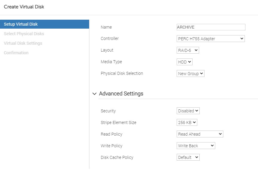 Gen6 Storage Array Configuration