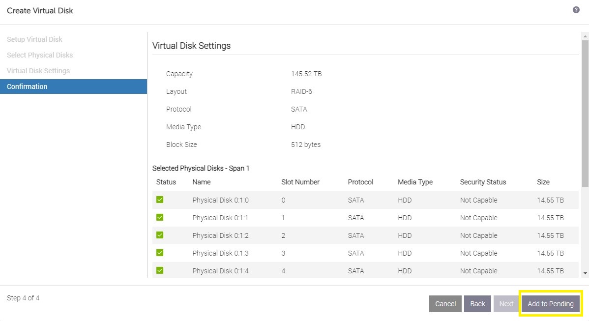 Gen6 Storage Array Configuration