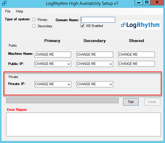 Use the HA Setup Tool