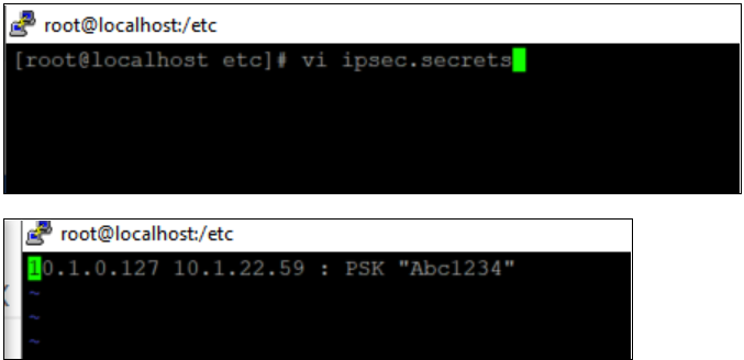 Configure IPsec on Linux Machine